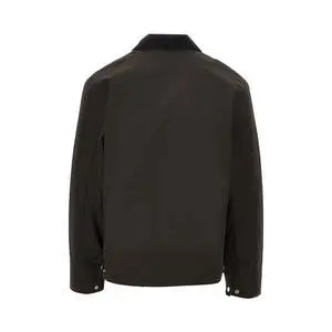 Carhartt Work In Progress Detroit' Canva Jacket - Brown