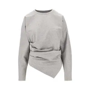 GANNI Draped Stretch Jersey T-shirt