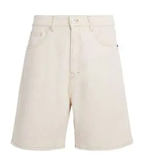 PICANTE Denim Deck Shorts - Beige