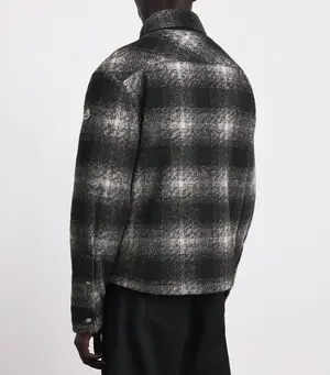Moncler Check Zip-up Overshirt