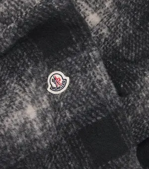 Moncler Check Zip-up Overshirt