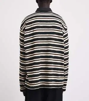SONG FOR THE MUTE Stripe Polo Shirt