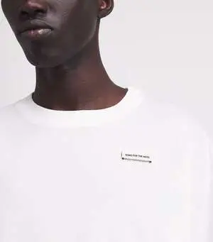 SONG FOR THE MUTE Cotton Logo-label T-shirt
