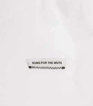 SONG FOR THE MUTE Cotton Logo-label T-shirt