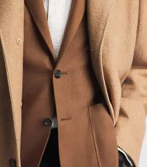 Canali Stretch-wool Single-breasted Blazer