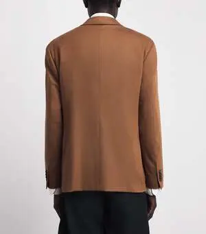 Canali Stretch-wool Single-breasted Blazer
