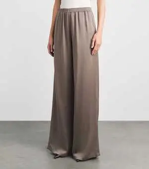 Fabiana Filippi Elasticated-waistband Flared Trousers