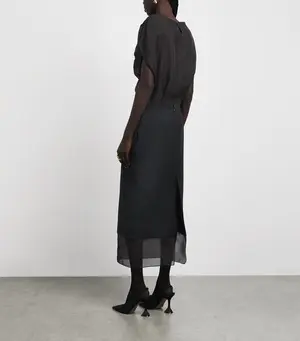 VORANIDA Silk Rhea Midi Dress