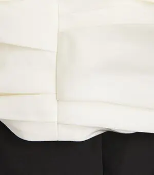 VORANIDA Silk-blend Ruched-detail Vetra Top