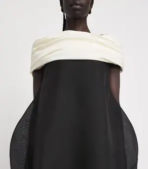 VORANIDA Silk Loom Midi Dress