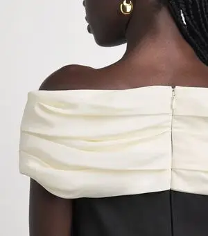 VORANIDA Silk Loom Midi Dress
