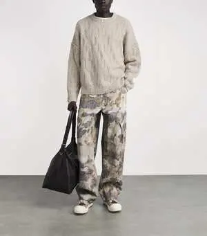 REPRESENT Wool-blend Distressed Sweater