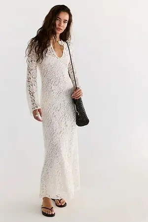 HANSEN & GRETEL Bianca Lace Maxi Dress