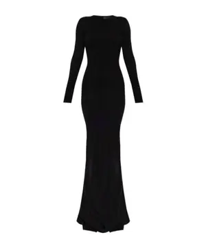 Rick Owens Long Sleeved Floor-length Dress