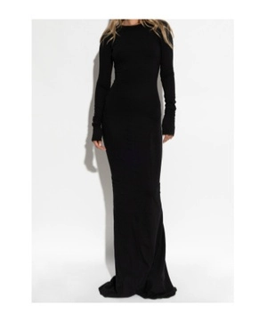 Rick Owens Long Sleeved Floor-length Dress
