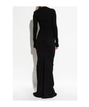 Rick Owens Long Sleeved Floor-length Dress
