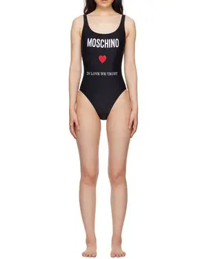 Moschino Embroidered One-piece Swimsuit
