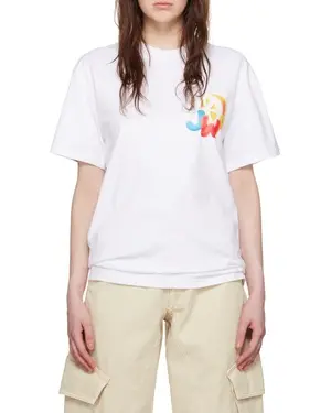 J.W.ANDERSON Jw Anderson Jwa Orange Printed T-shirt