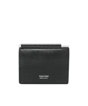 TOM FORD Foldable Card Holder - Black