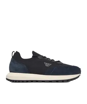 Emporio Armani Logo Patch Sneakers