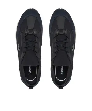 Emporio Armani Logo Patch Sneakers