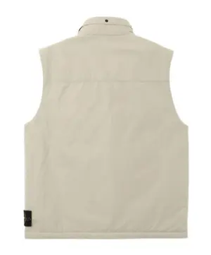 Stone Island Padded Vest With Packable Hood And Anti-drop