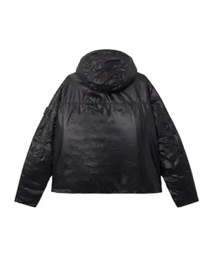 Stone Island Hooded Down Jacket With Water-resistant Membrane