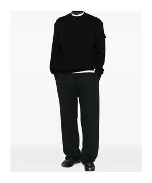 Stone Island Crewneck Jumper - Black