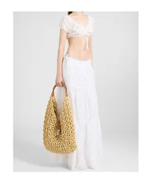 Ermanno Scervino Short-sleeved Tulle Tube Top