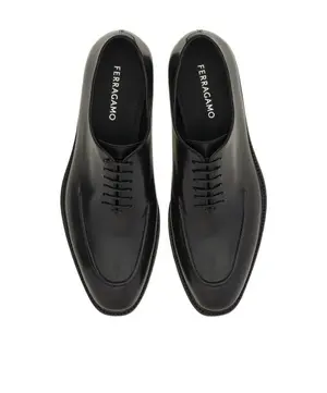 FERRAGAMO Oxford Shoe With Stitching Detail