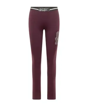 Off-White Logo Waistband Leggings - Red