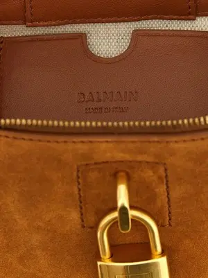 Balmain Pulse Zipped Vanity Handbag
