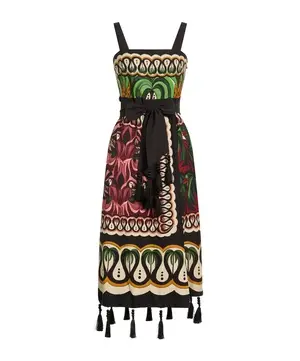 Farm Rio Midi Dresses - Black