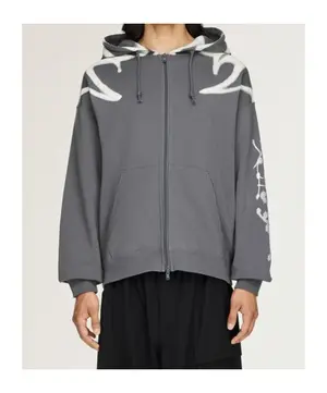 Y3 Chito Graphic French Terry Zipper Hoodie