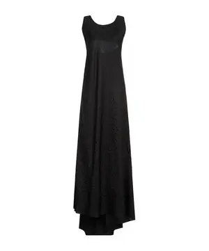 Balenciaga Sleeveless Snakeprint Dress - Black