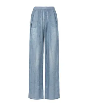 Ermanno Scervino Pleated Casual Pants - Blue