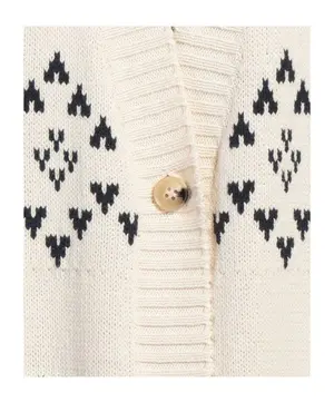 Max Mara Twotone Knit Cardigan