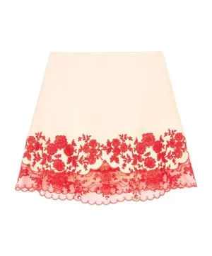 Ermanno Scervino Lace-trim Mini Skirt - No