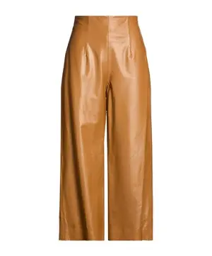 Marni Solid Colour Wide-leg Trousers - Camel