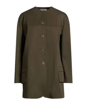 Max Mara Solid Colour Jackets - Green