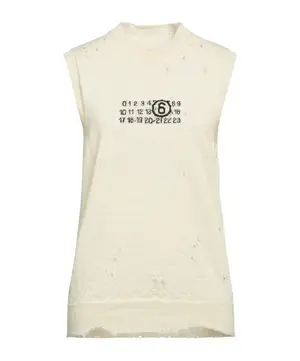 MAISON MARGIELA Sleeveless Jumpers - Off White