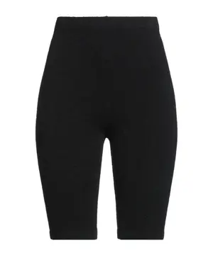 Balenciaga Solid Color Cycling Shorts - Black