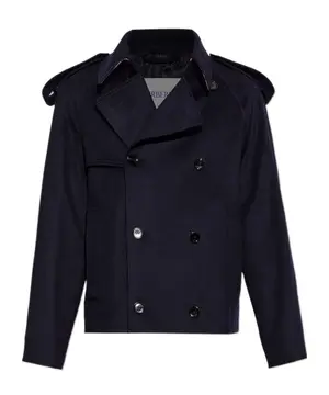 Burberry Double-breasted Casual Jacket - Navy