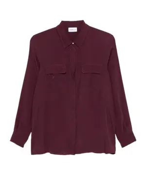 Marella Button-pocket Shirt - Red