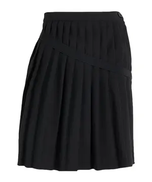 MAISON MARGIELA Stretch Twill Pleated Skirt - Black