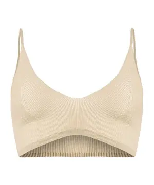 Jacquemus Sleeveless Knit Cropped Top - No