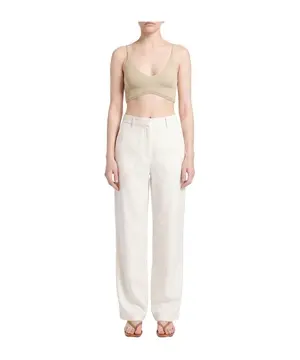 Jacquemus Sleeveless Knit Cropped Top