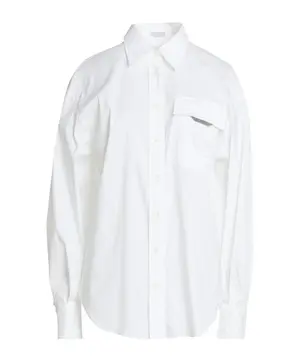 Brunello Cucinelli Solid Colour Shirts - White
