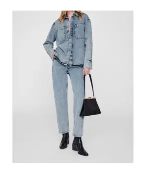 ANINE BING Long-sleeve Denim Jacket