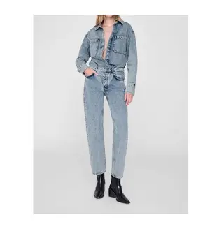 ANINE BING Long-sleeve Denim Jacket